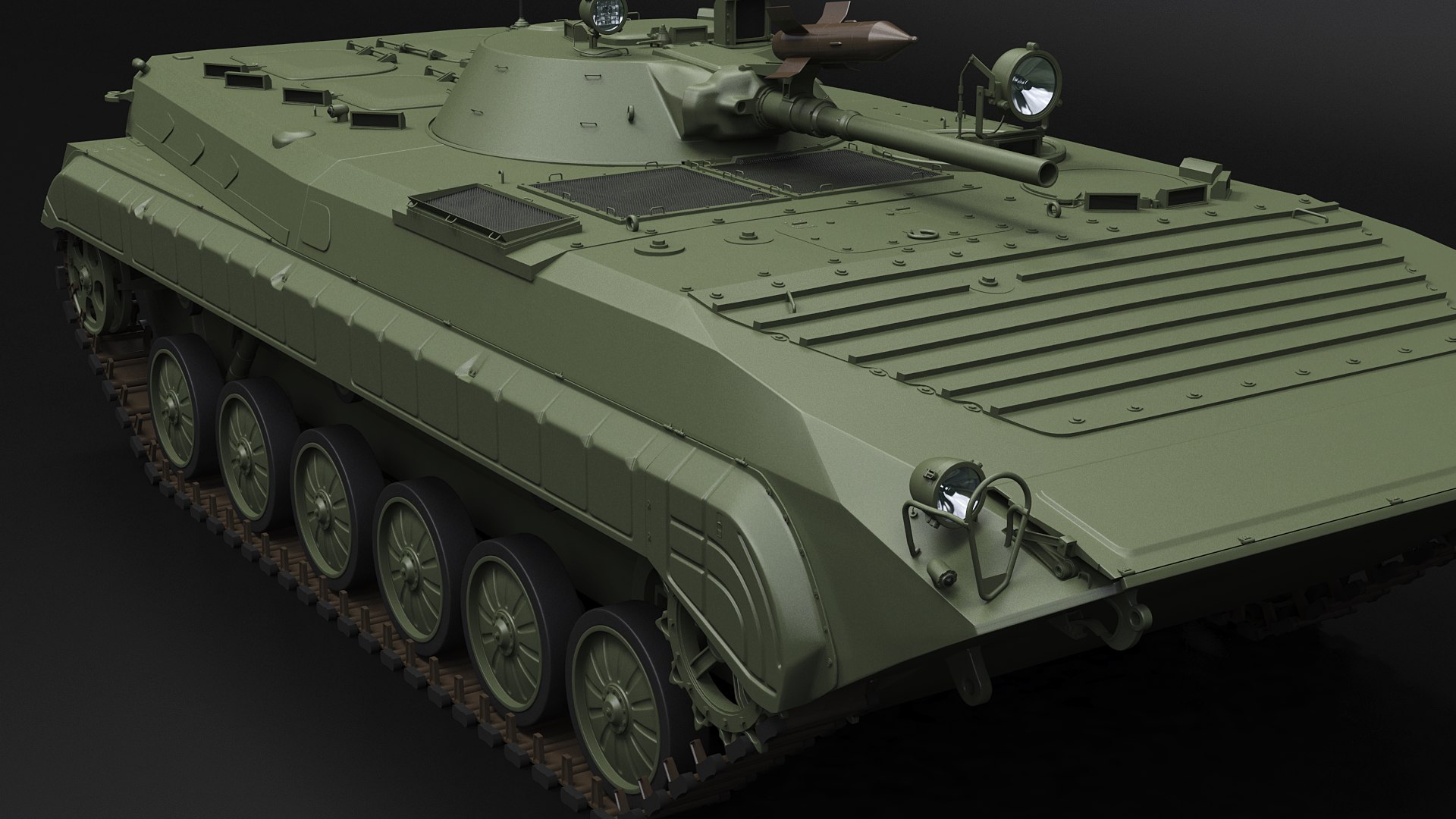 BMP-1 IFV model - TurboSquid 1886963