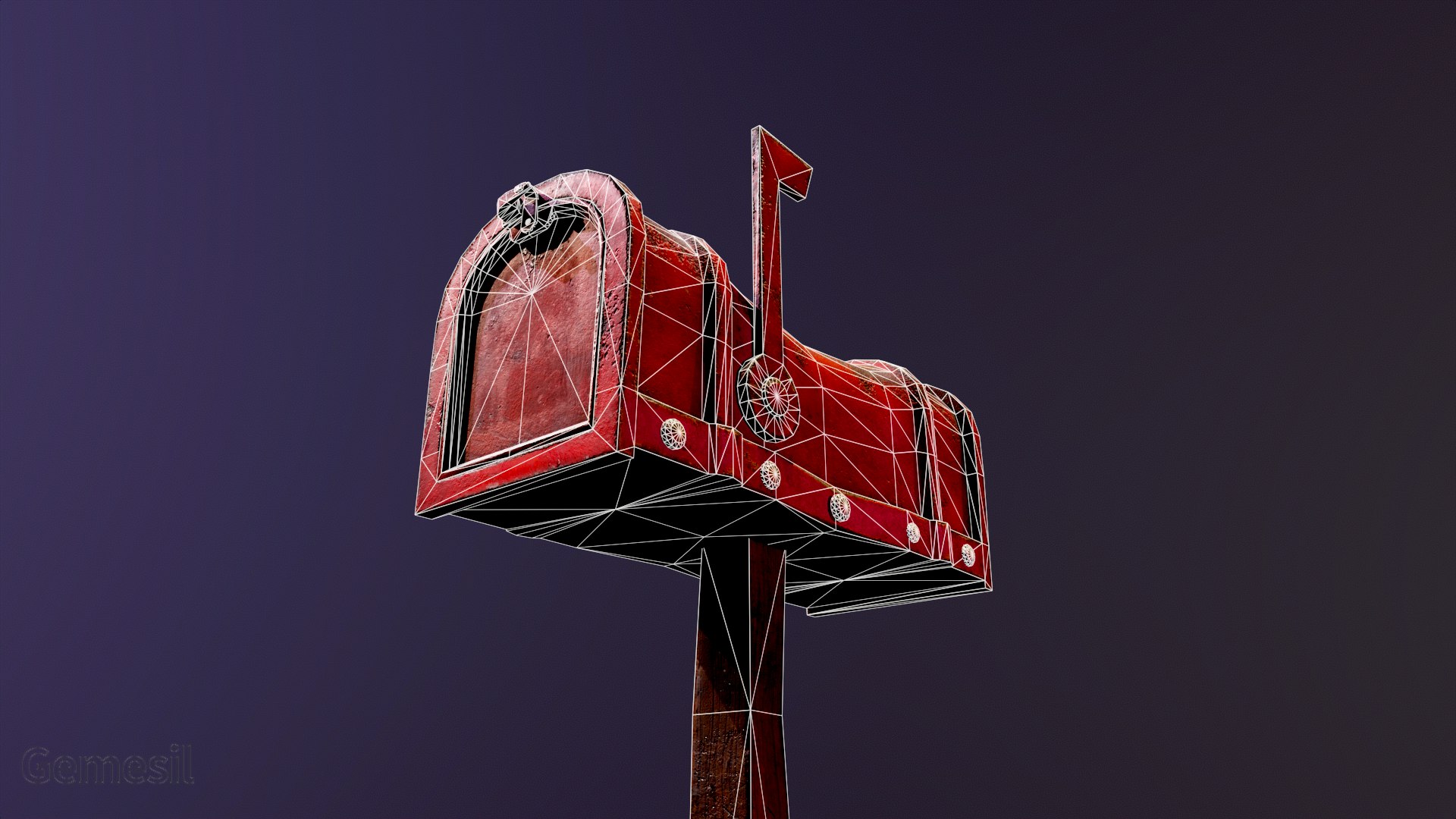 Mailbox Gameready 3D Model 3D Model - TurboSquid 1971358
