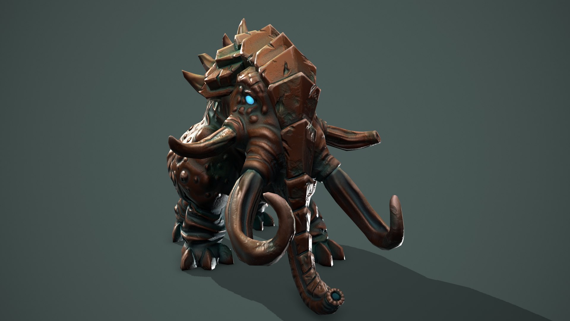 3D Mammoth Statue - TurboSquid 1443912
