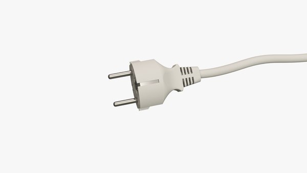 3D model Power Plug White - TurboSquid 1863979