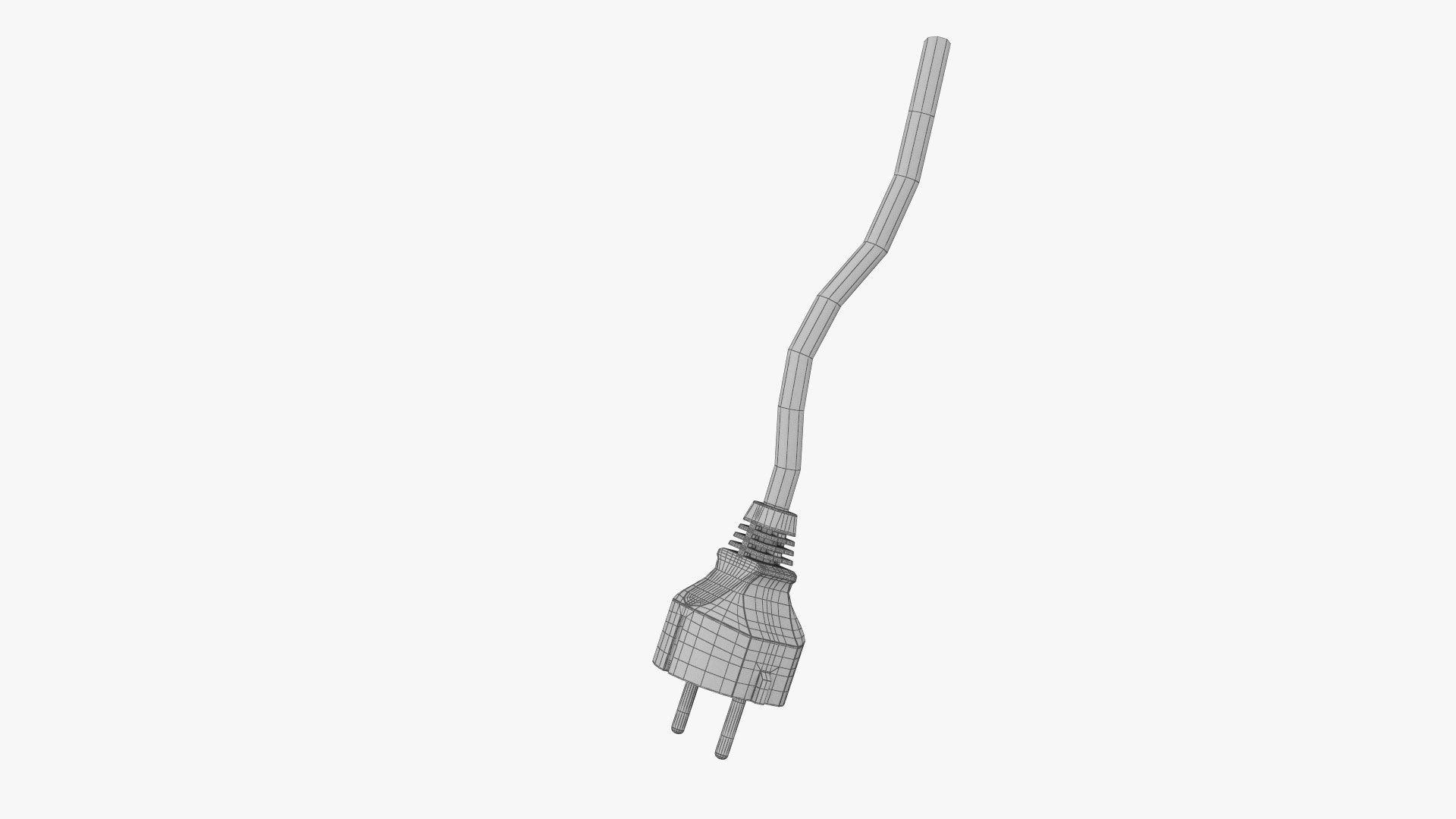 3D Model Power Plug White - TurboSquid 1863979