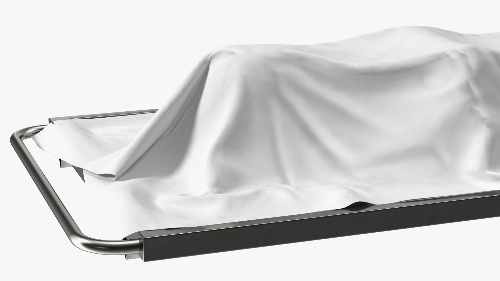 3D Female Dead Body Covered with Cloth model - TurboSquid 1977372