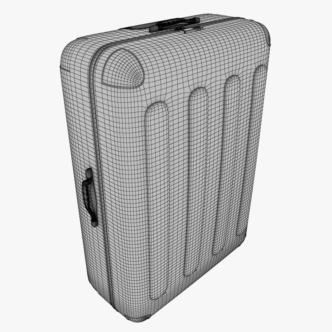 3d Suitcase Baggage Model