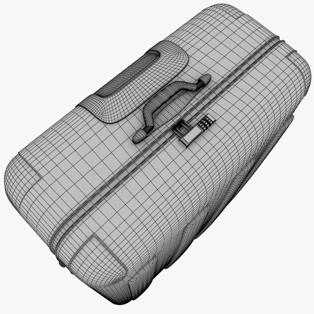 3d Suitcase Baggage Model