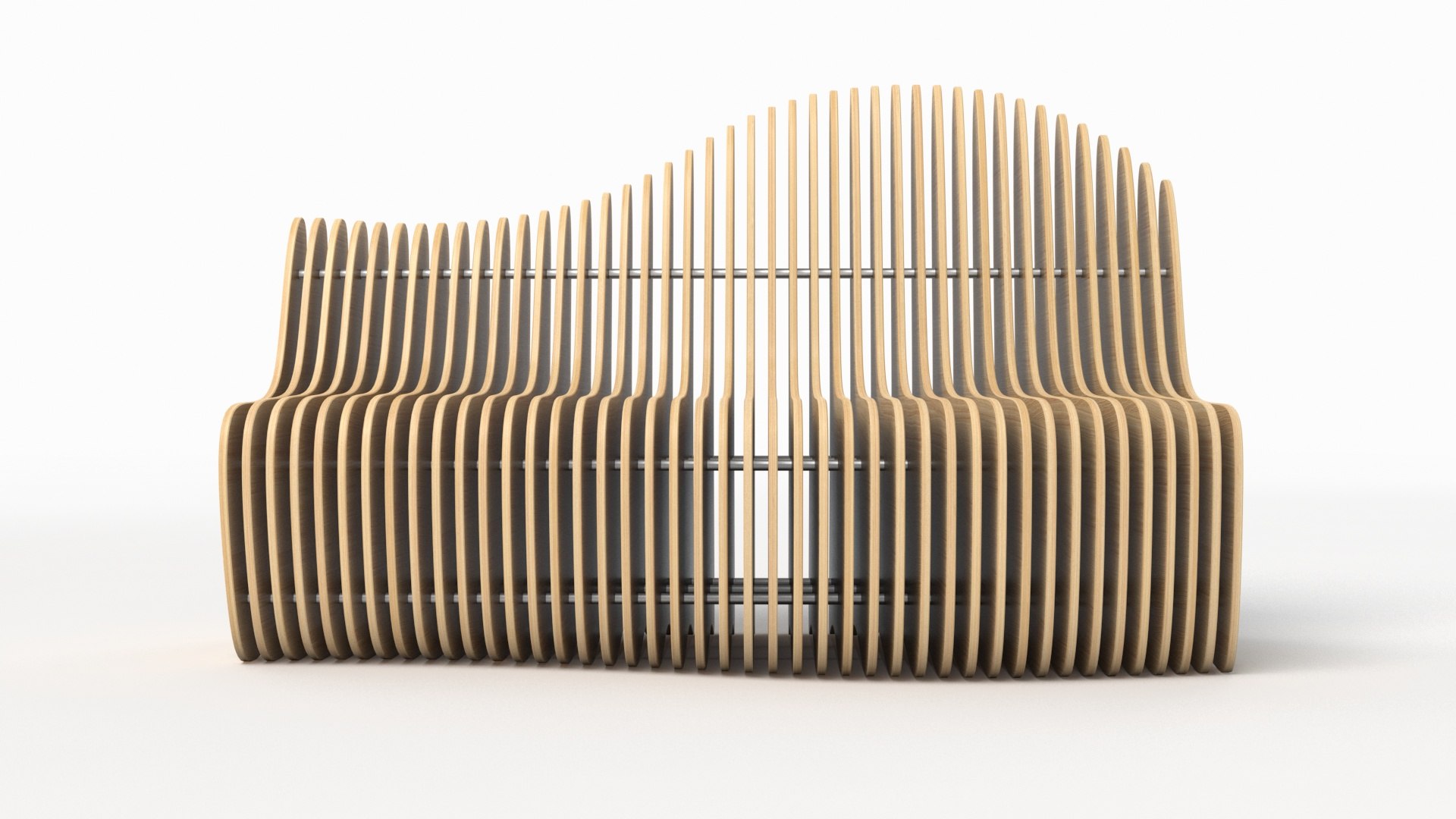 3D Model Parametric Bench 04 - TurboSquid 2392949