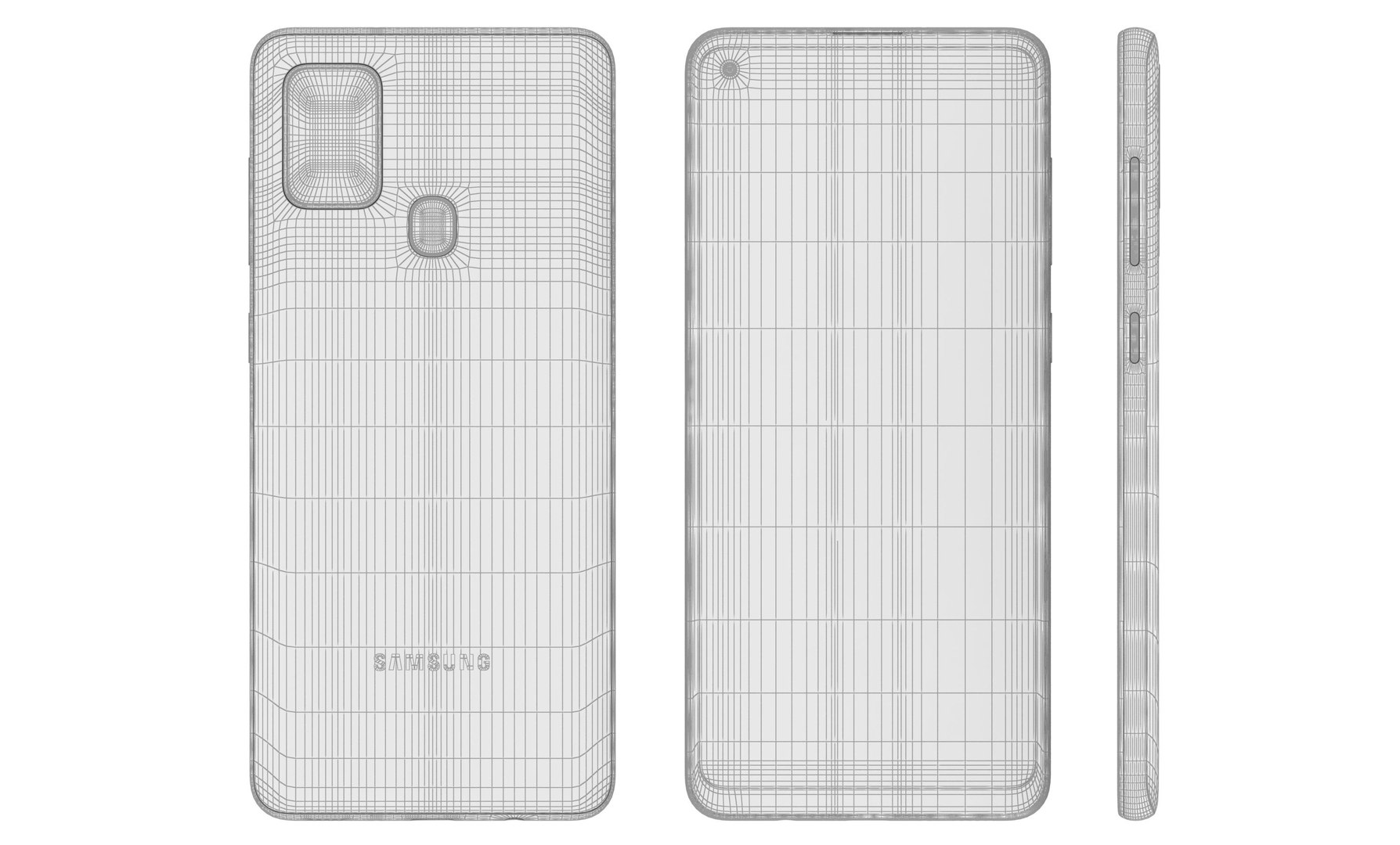 3D Samsung Galaxy A21s Black Model - TurboSquid 1573316