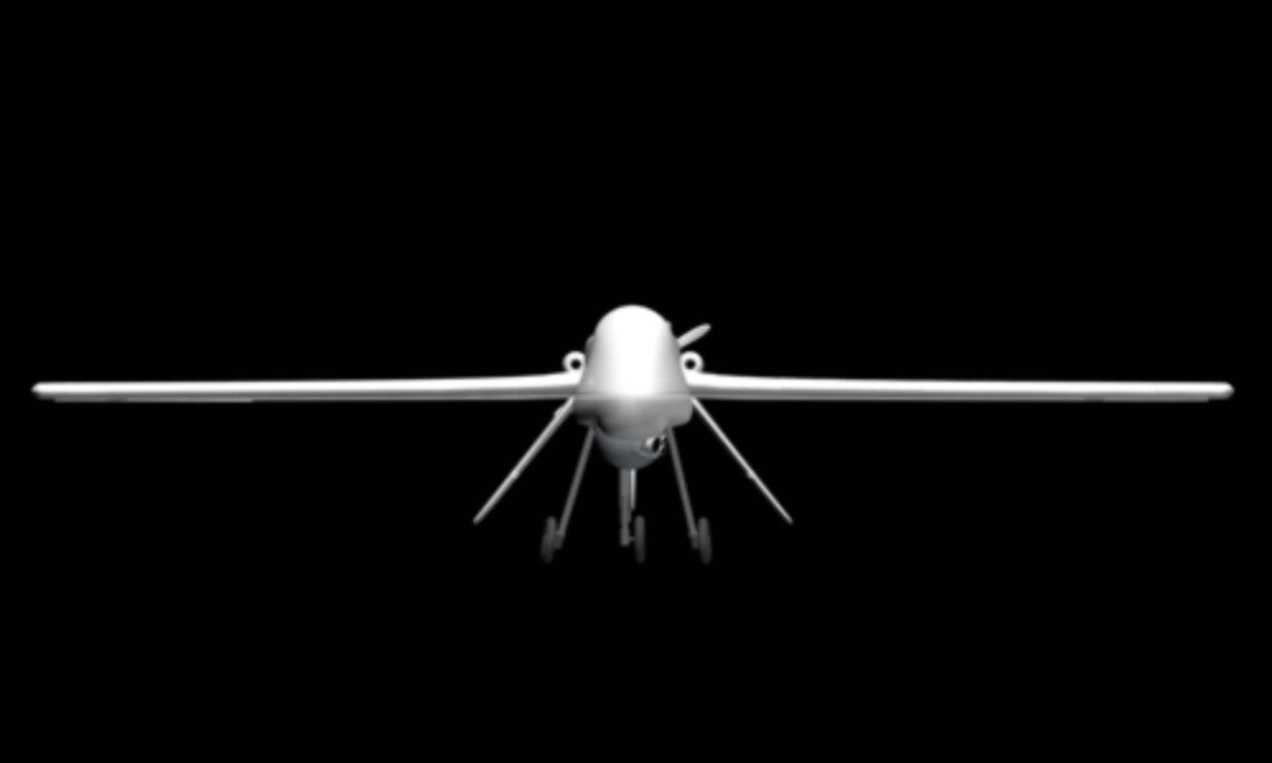 uavs predator mq-9b 3d model