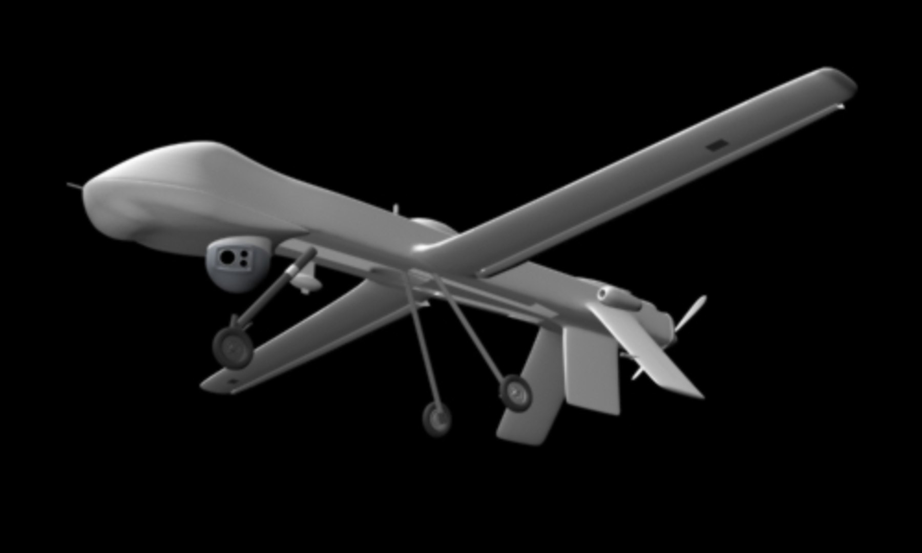 uavs predator mq-9b 3d model