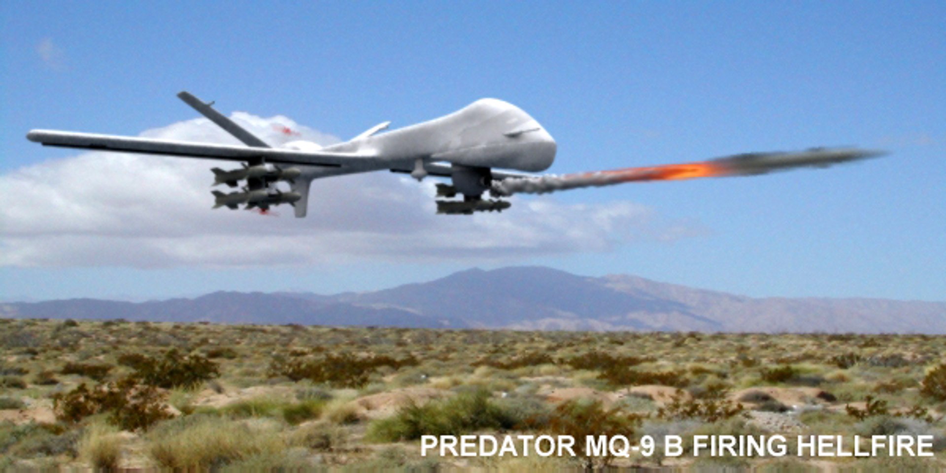 uavs predator mq-9b 3d model