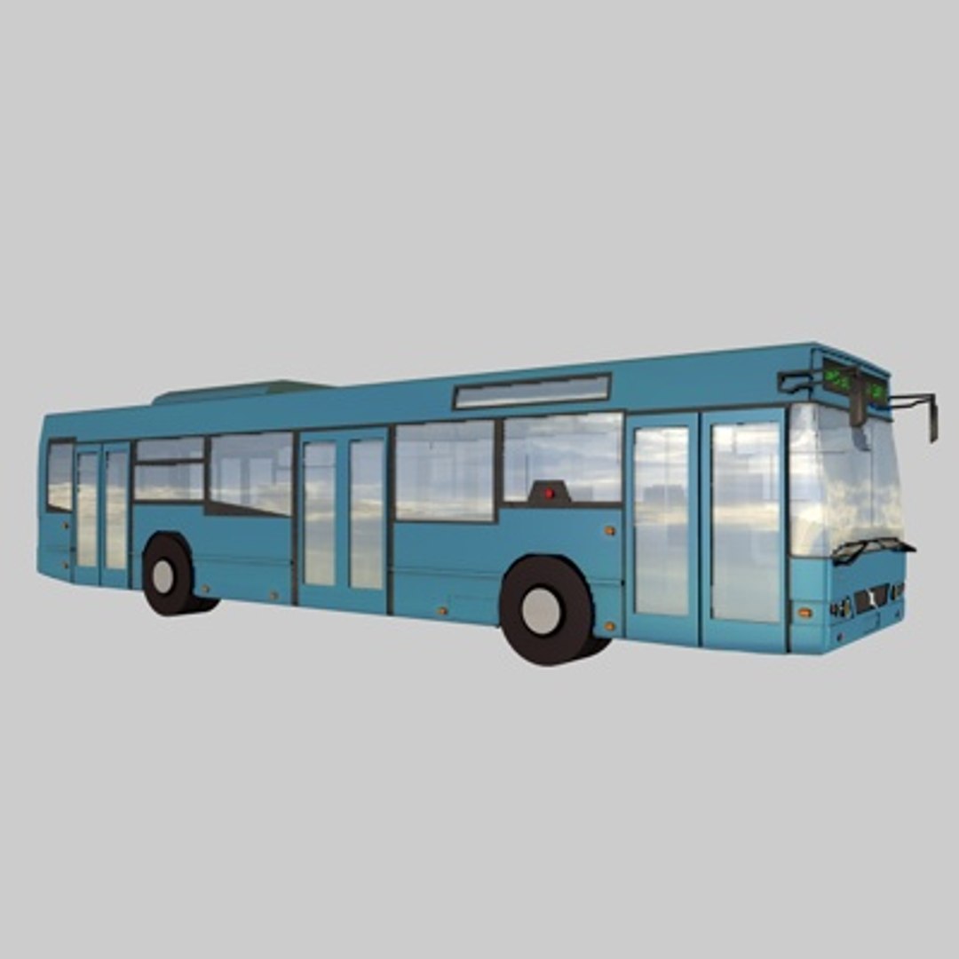City Bus 3d Model