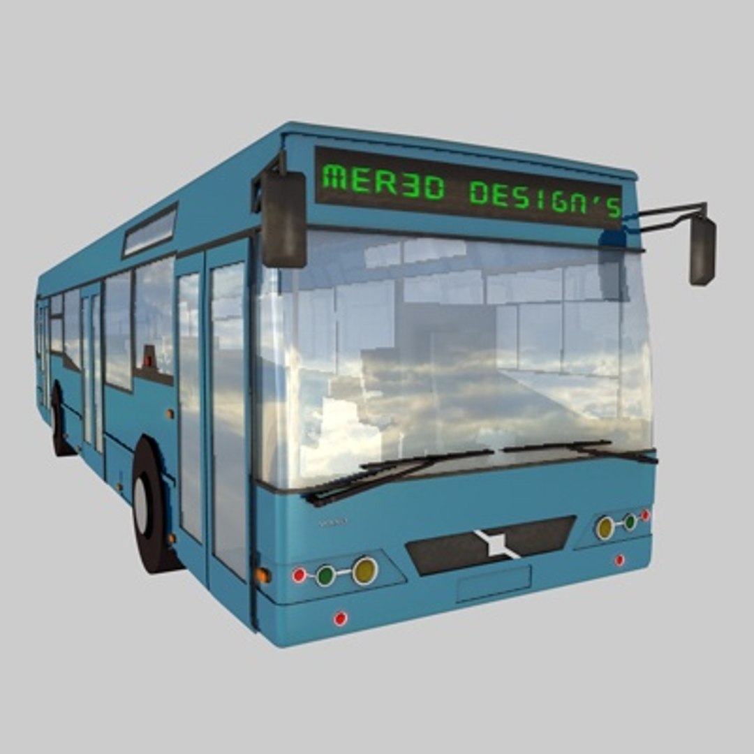 City Bus 3d Model