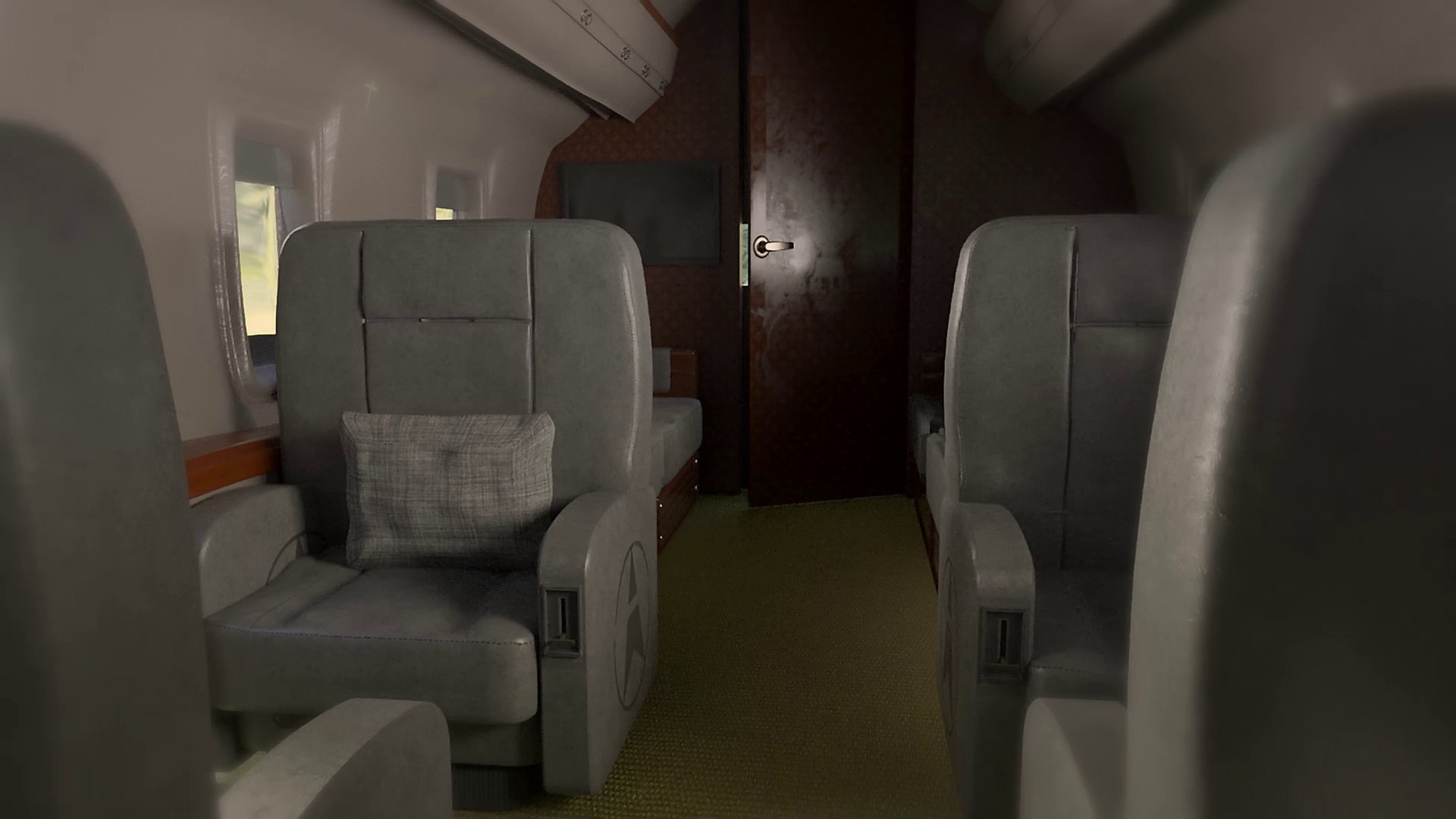 Realistic Private Jet Interior Model - TurboSquid 1503747