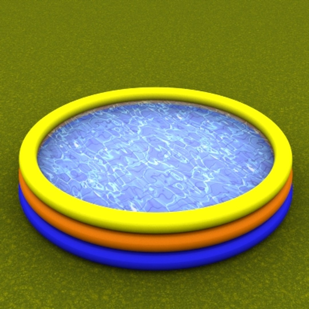 kids pool 3d model