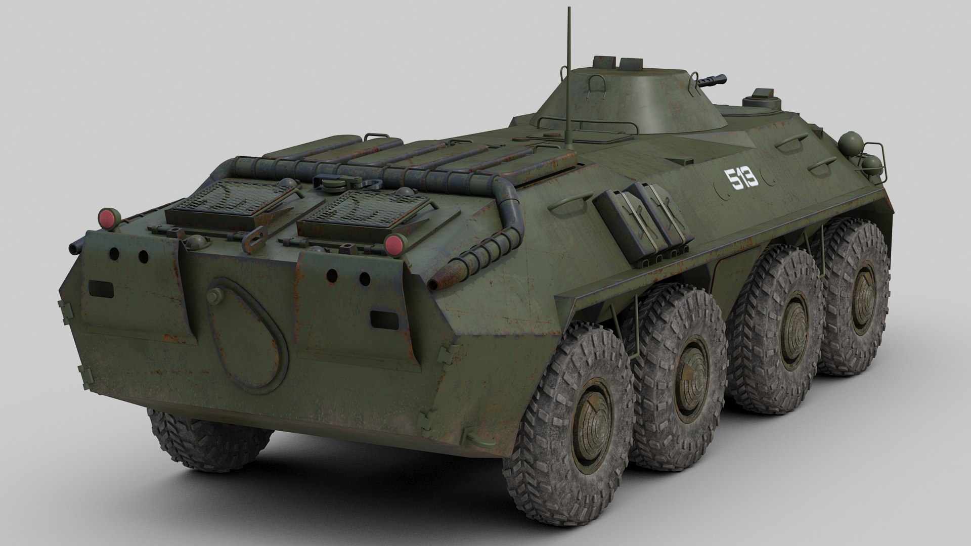 Russian Btr 70 3D Model - TurboSquid 1551603