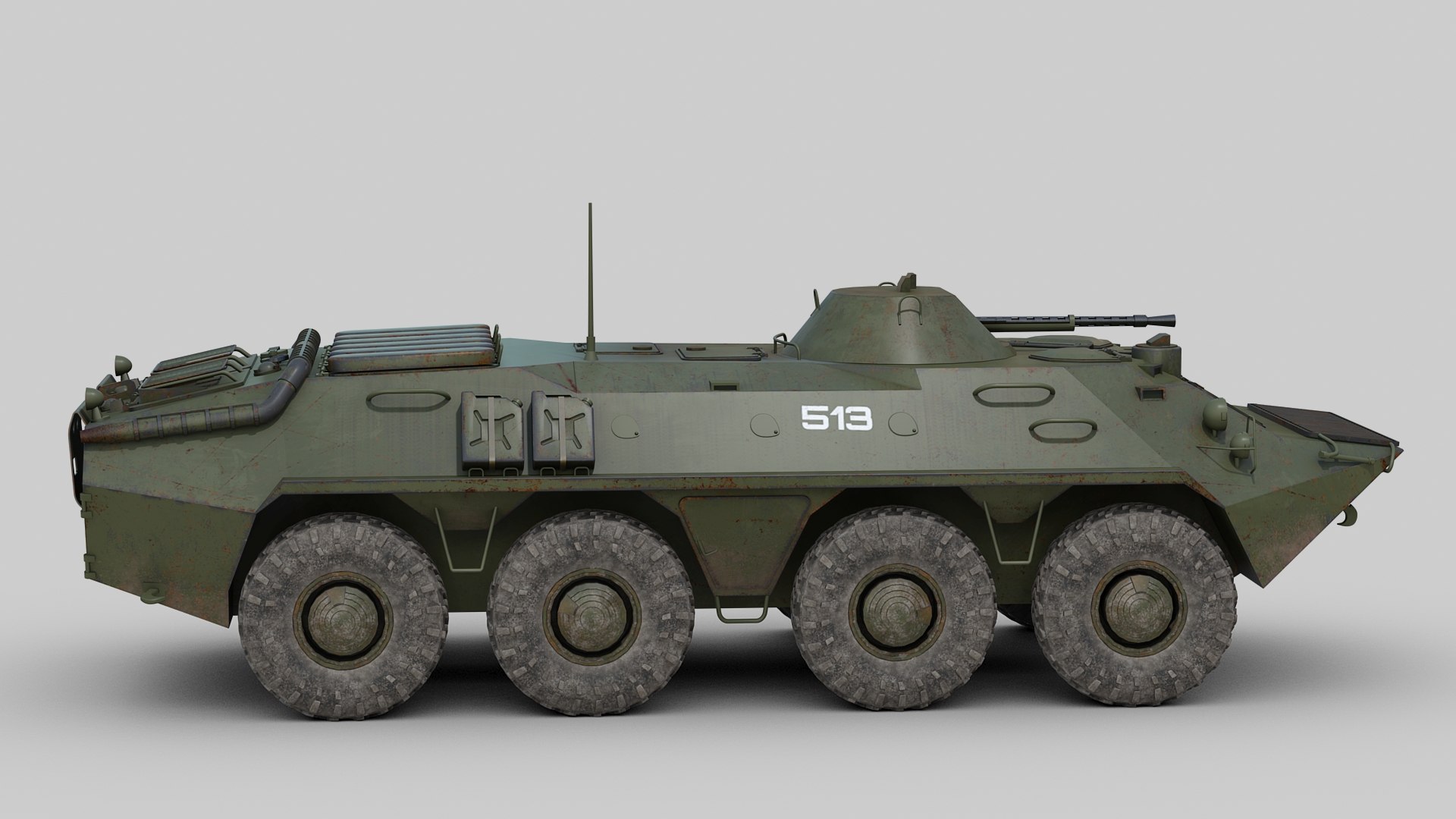 Russian Btr 70 3D Model - TurboSquid 1551603