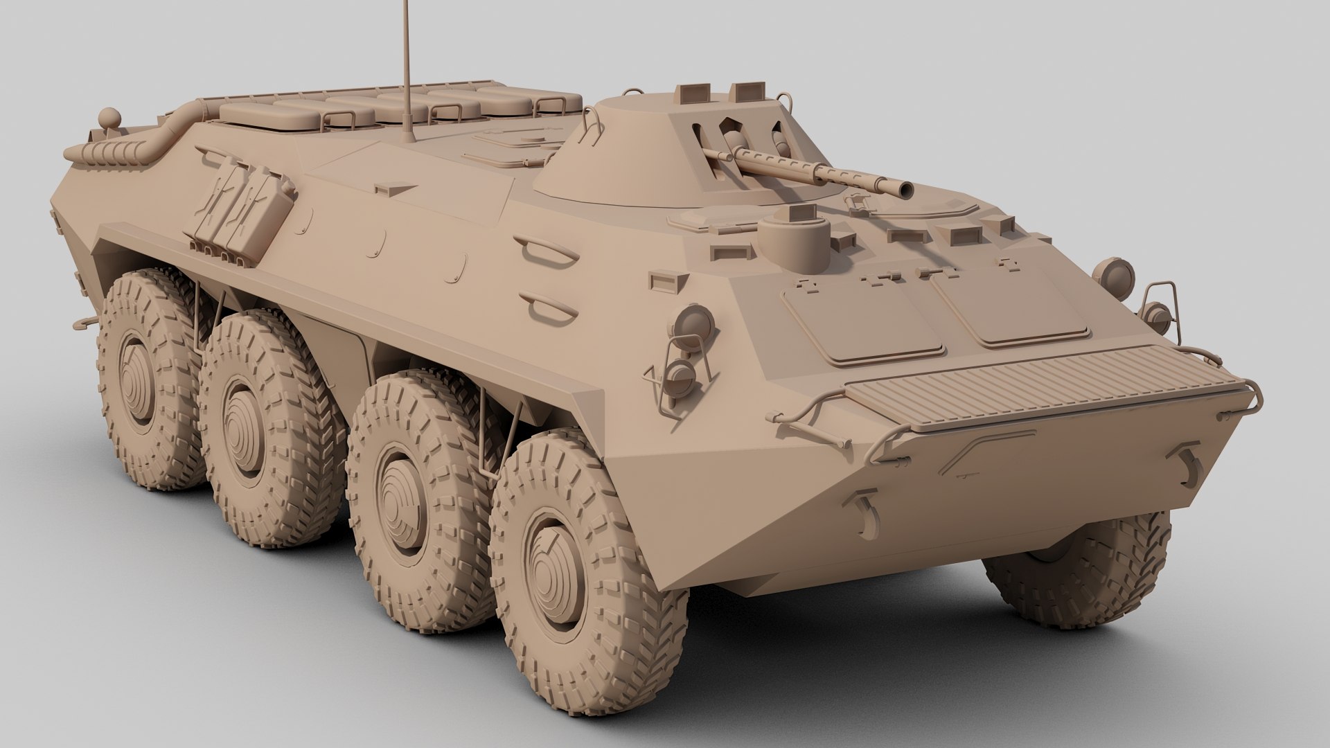 Russian Btr 70 3D Model - TurboSquid 1551603