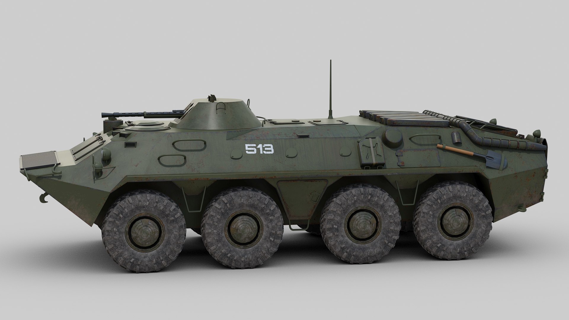 Russian Btr 70 3D Model - TurboSquid 1551603