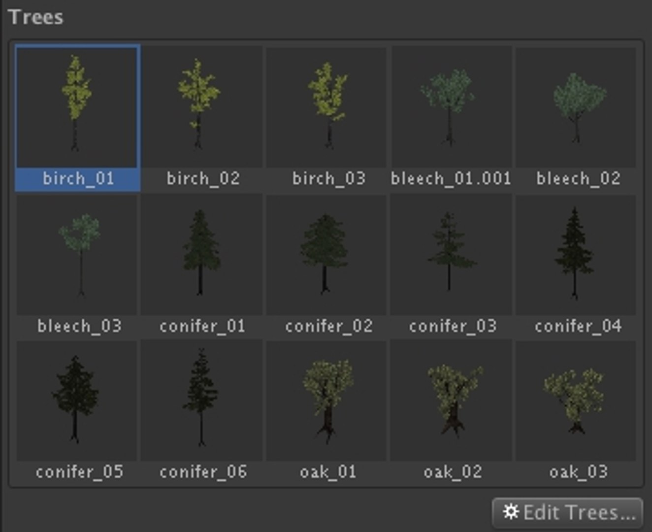 3d Model Ready Tree Pack Set
