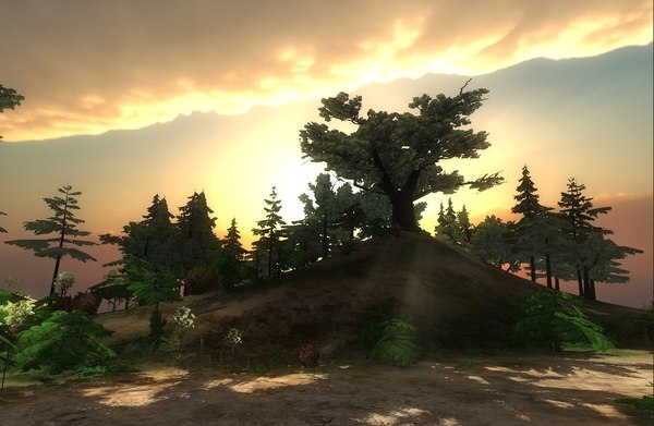 3d model ready tree pack set