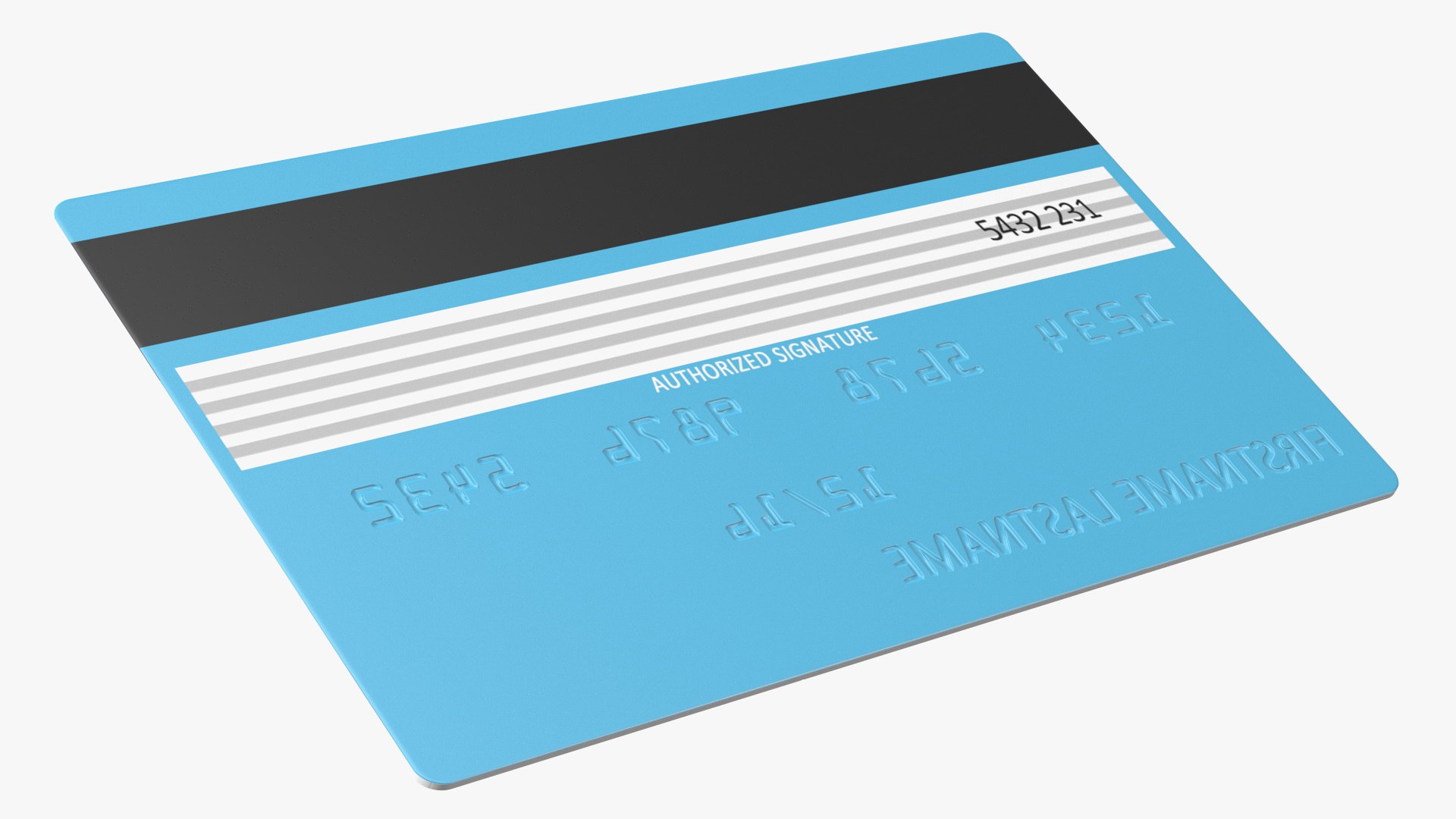 3D model Standard Credit Card - TurboSquid 2121378