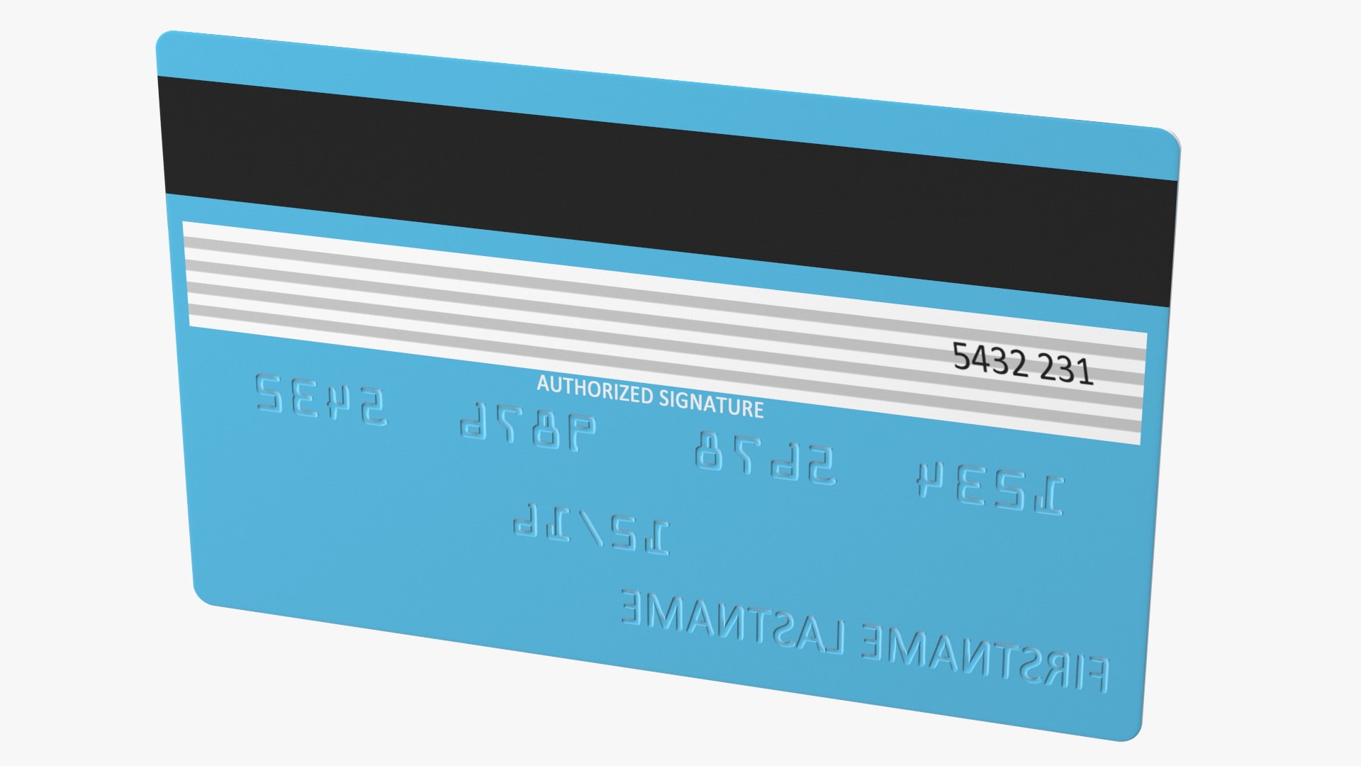 3D model Standard Credit Card - TurboSquid 2121378