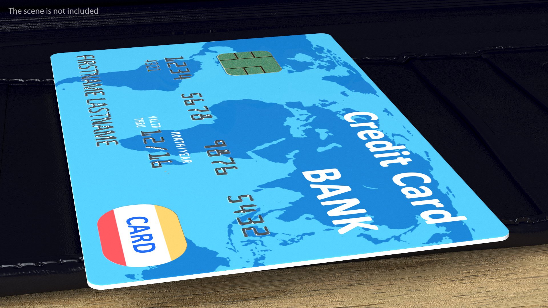 3D model Standard Credit Card - TurboSquid 2121378