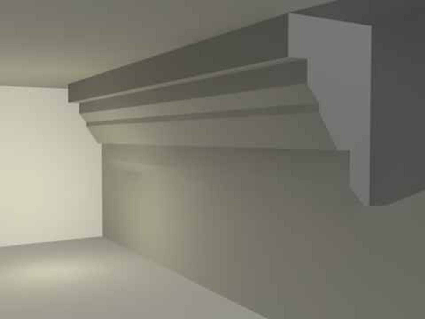 3d 15 Basic Cornice Model