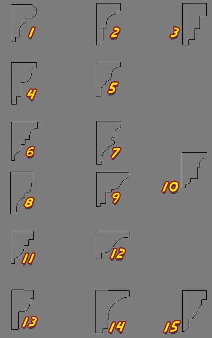 3d 15 Basic Cornice Model