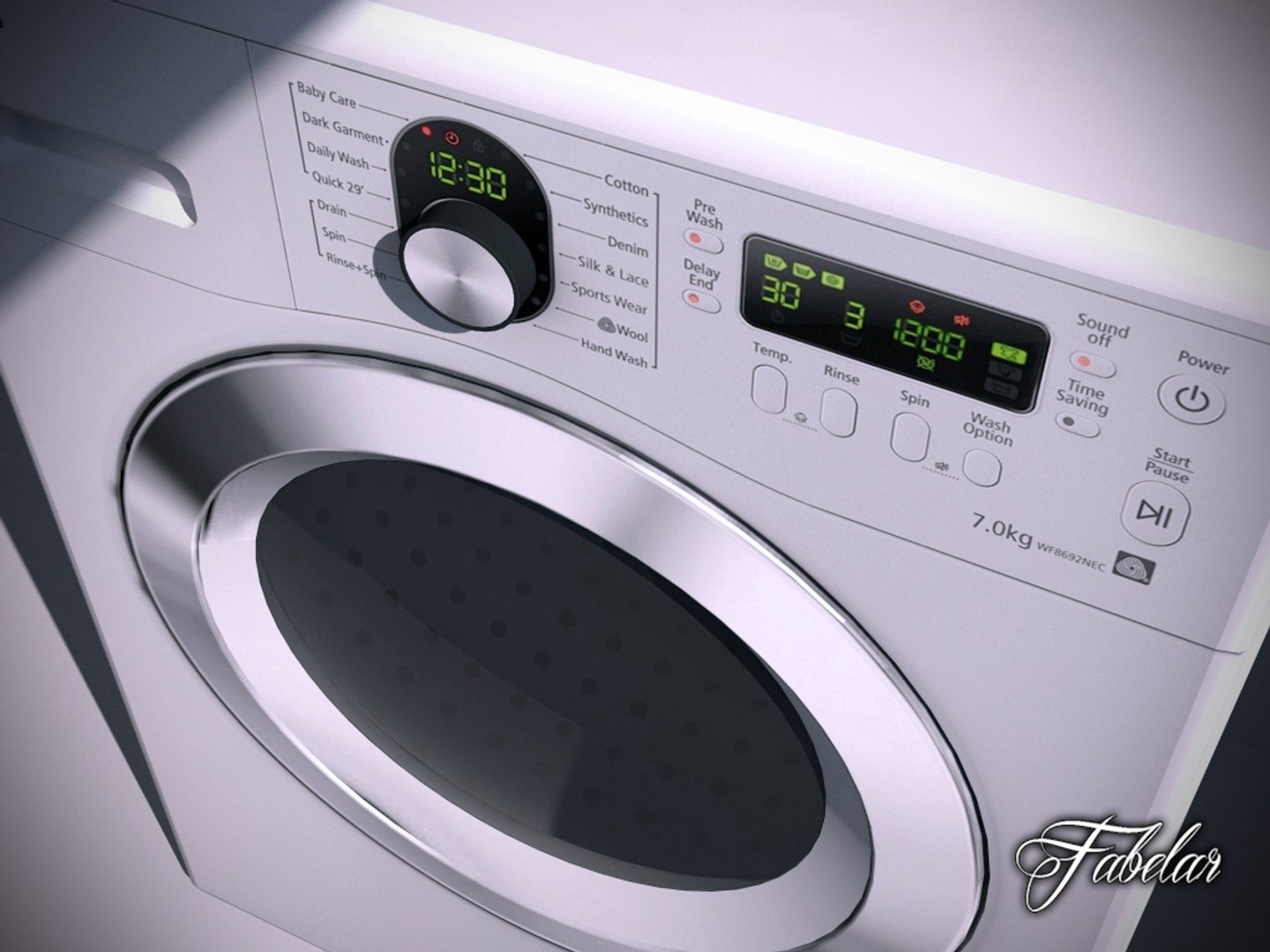 3d samsung washing machine