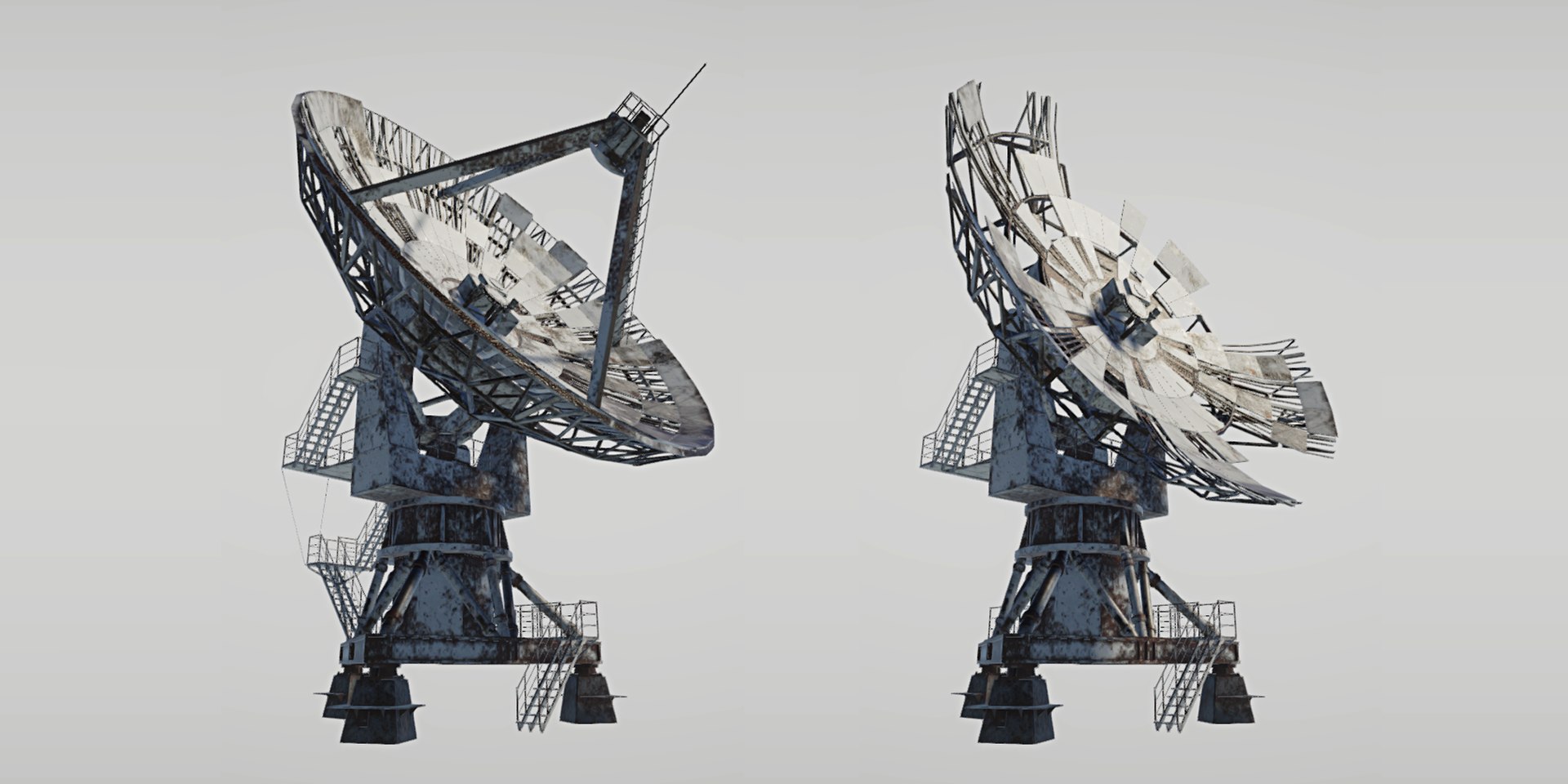 Radio Telescope Pack 3D Model - TurboSquid 2138558