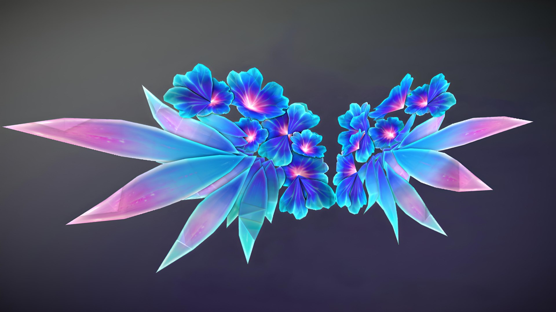 Flower Wing 3D Model - TurboSquid 1796158