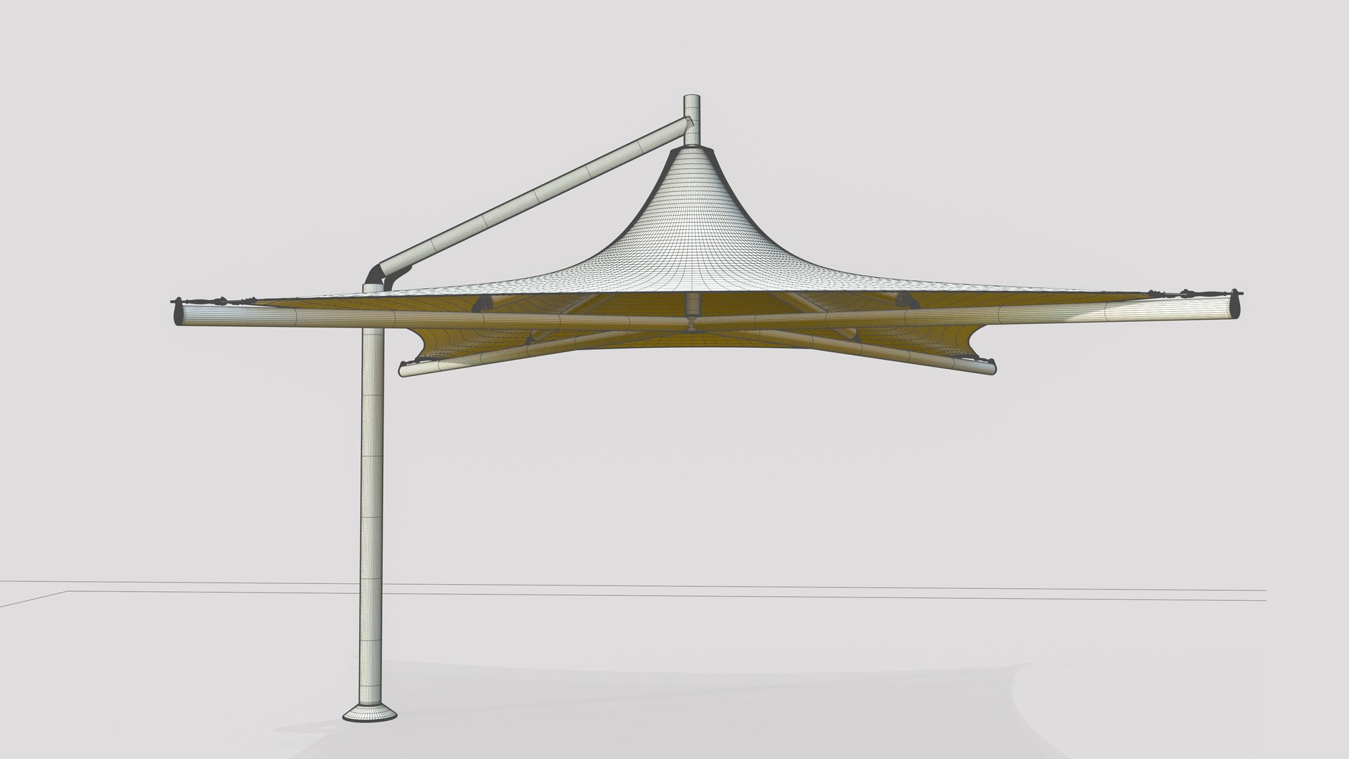 Tensile Structure Design 3D - TurboSquid 2374323