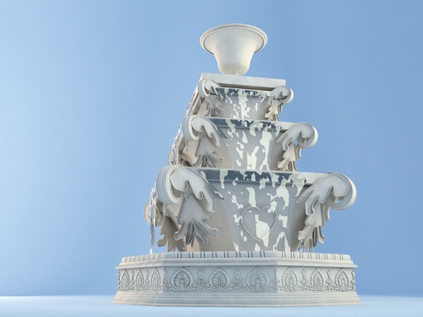Classic Fountain 3d Max
