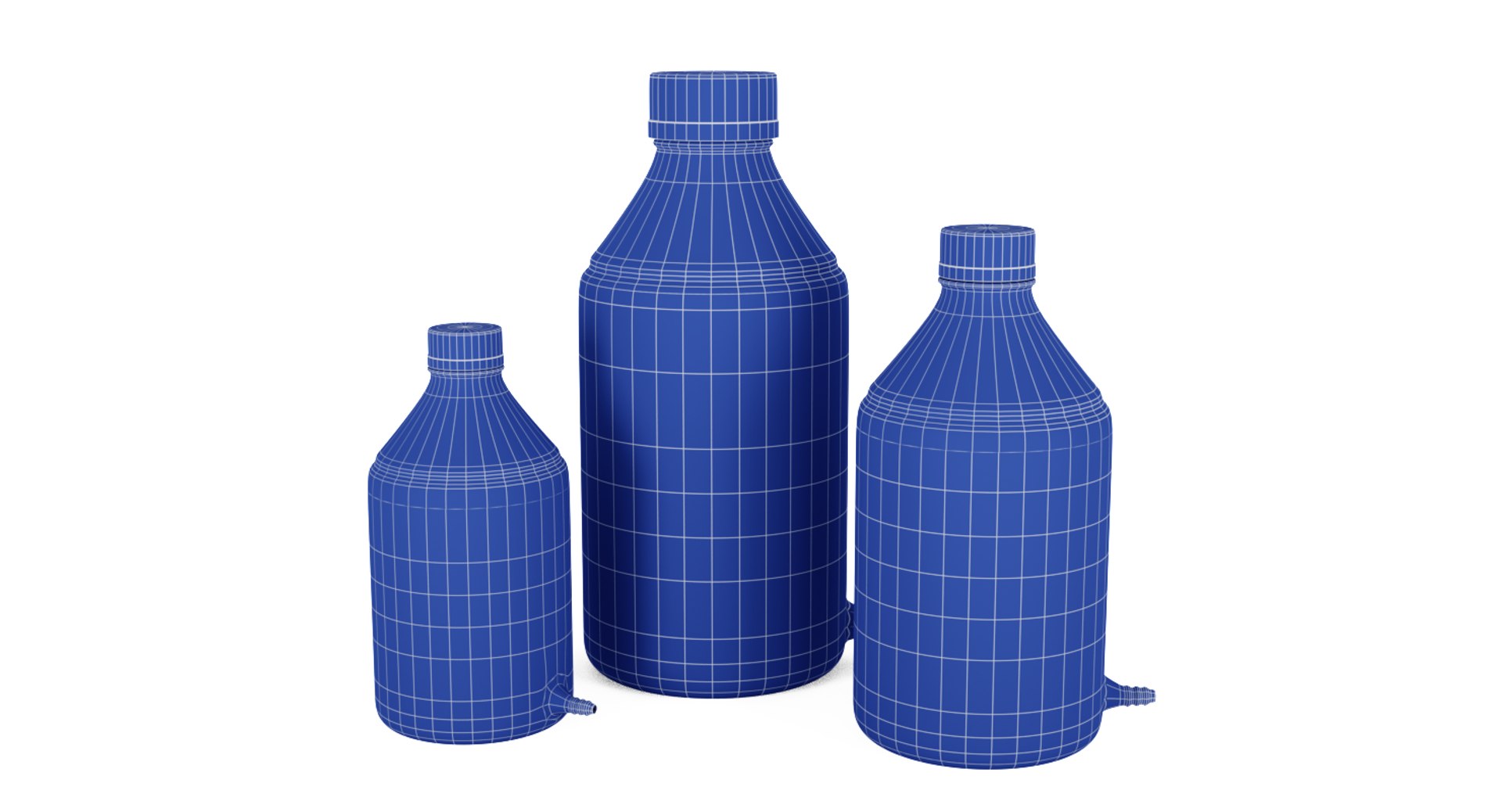 Bottles blender 3D model - TurboSquid 1413787