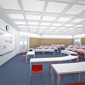 Classroom Blender Models for Download | TurboSquid