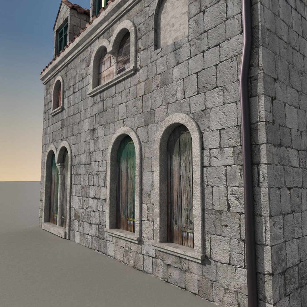 3d Building Italian Model