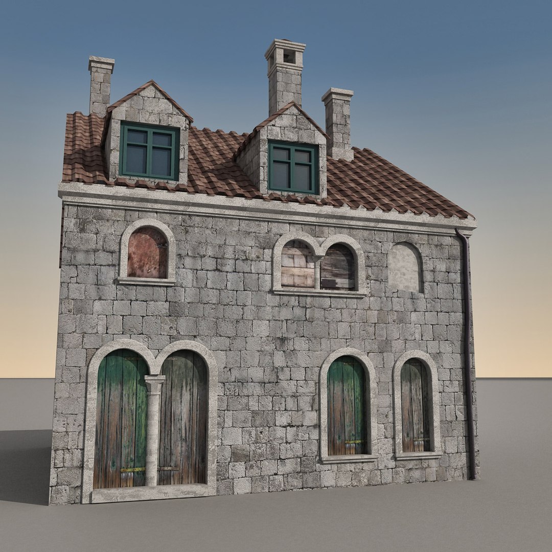 3d Building Italian Model