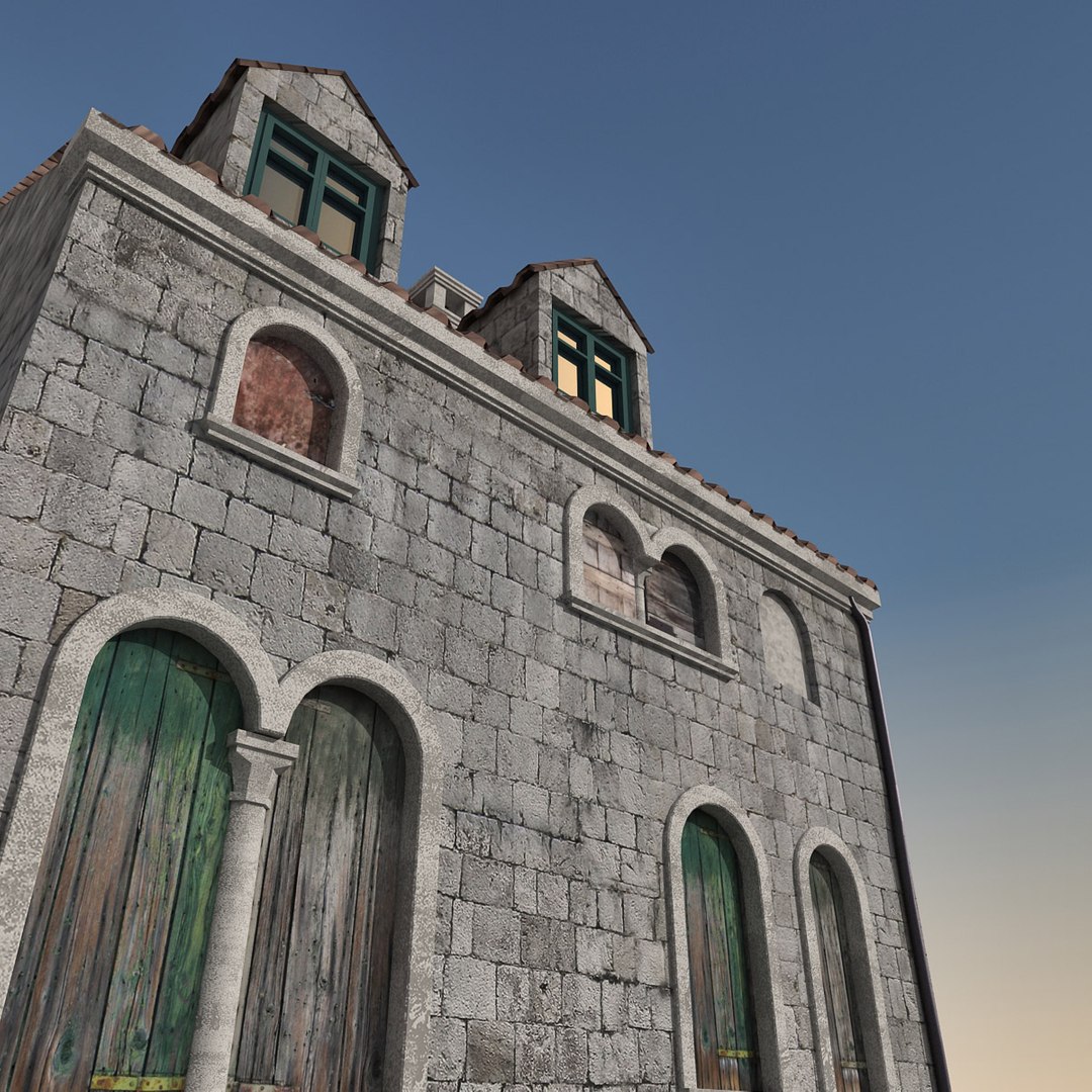 3d Building Italian Model