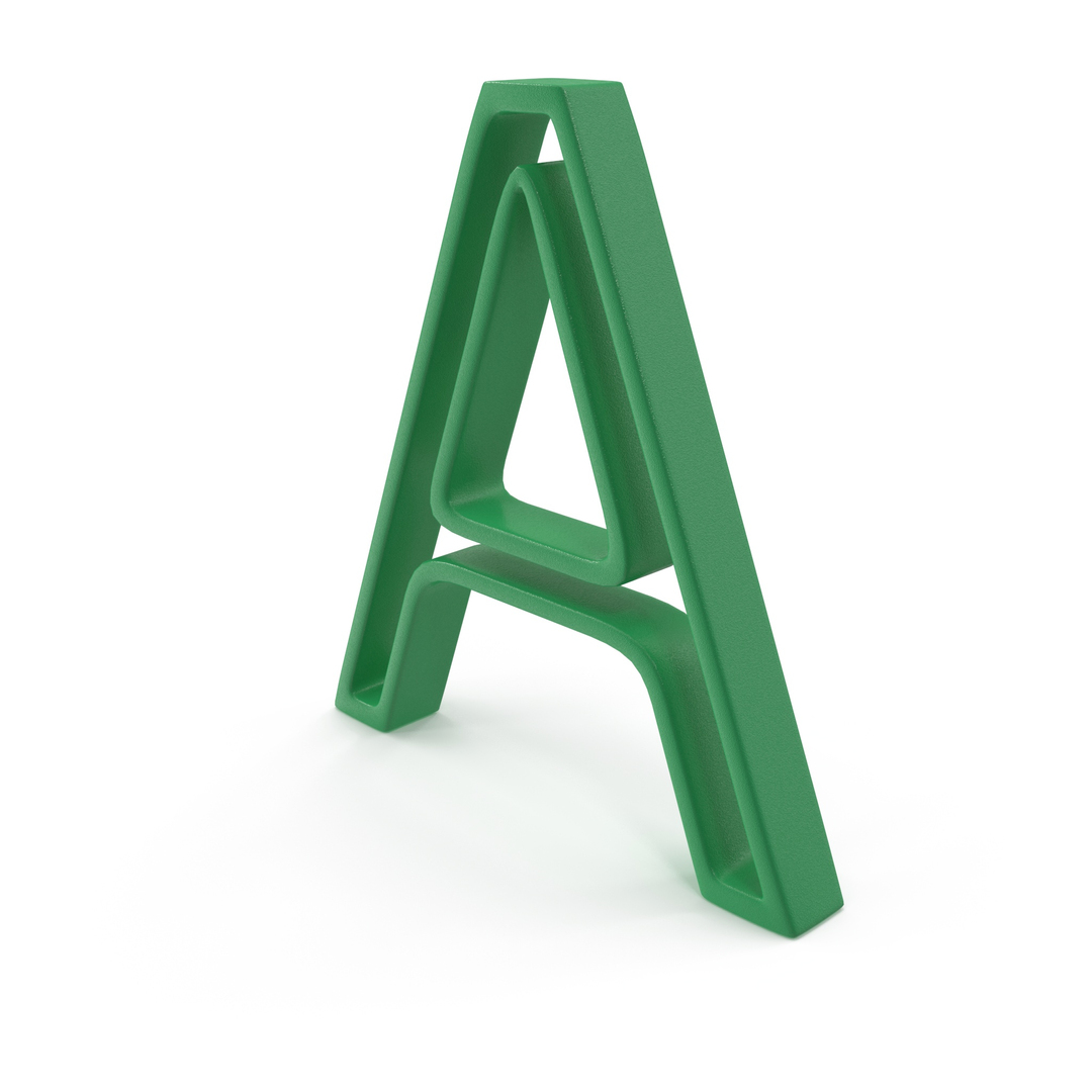 3D Alphabet Plastic 6 - TurboSquid 2139502
