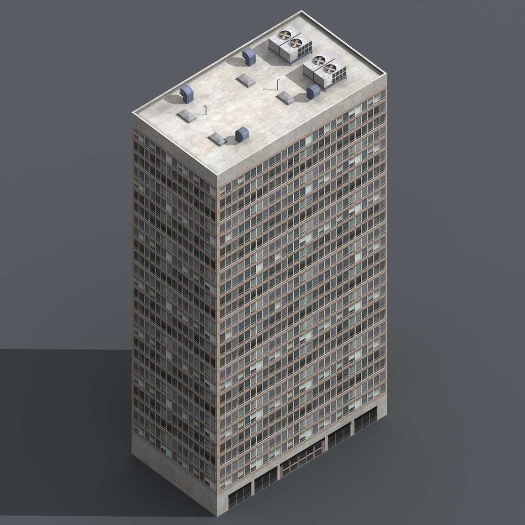3d Max Isometric Building