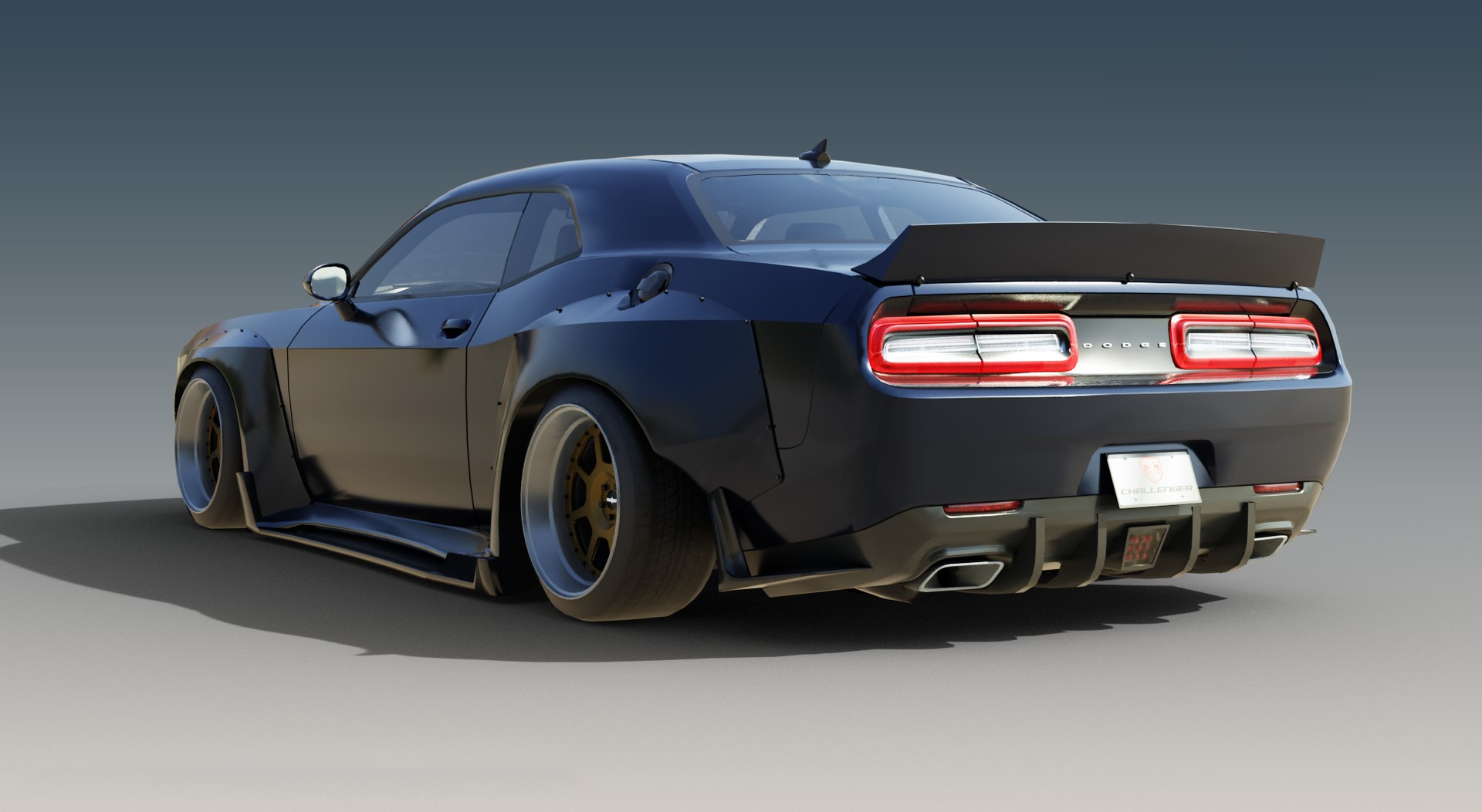 3D Model Challenger SRT Wide Body Kit - TurboSquid 2102798