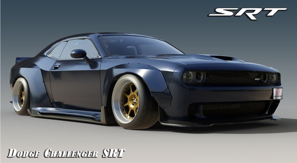 Challenger SRT Wide body kit 3D 모델 - TurboSquid 2102798