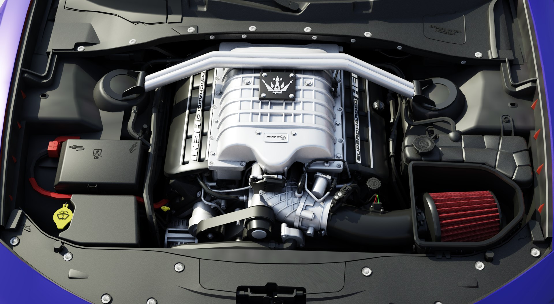 3D Model Challenger SRT Wide Body Kit - TurboSquid 2102798