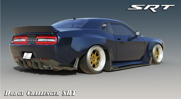Challenger SRT Wide body kit 3D 모델 - TurboSquid 2102798