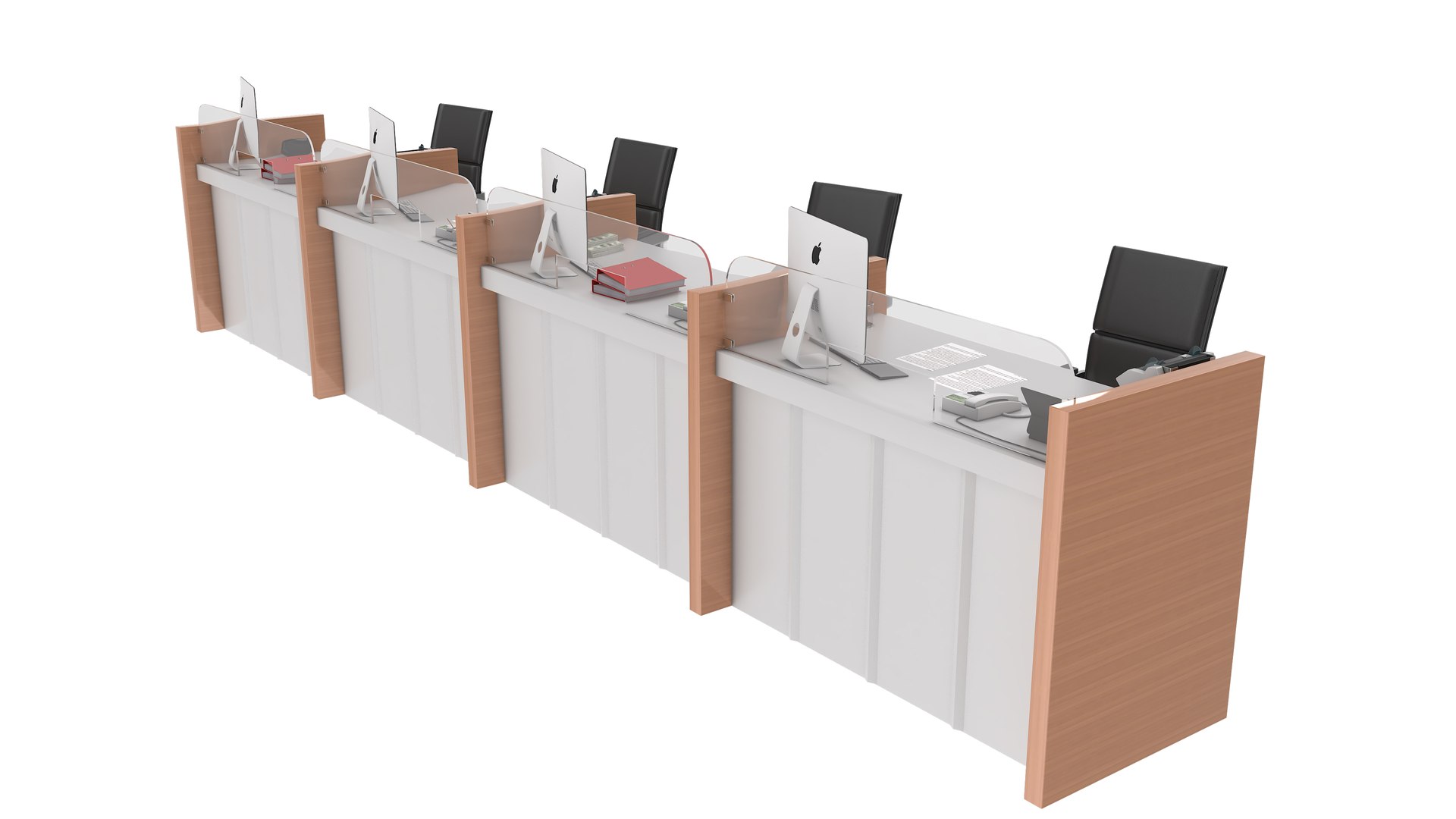 3D Bank Cash Counter - TurboSquid 2260141