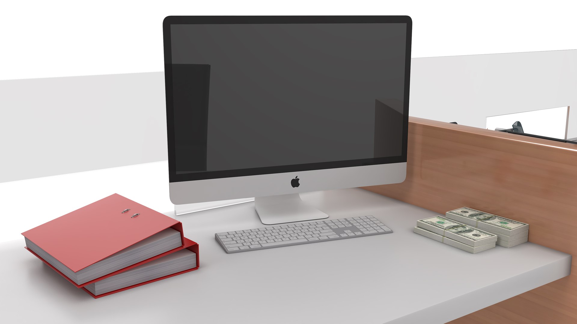 3D Bank Cash Counter - TurboSquid 2260141