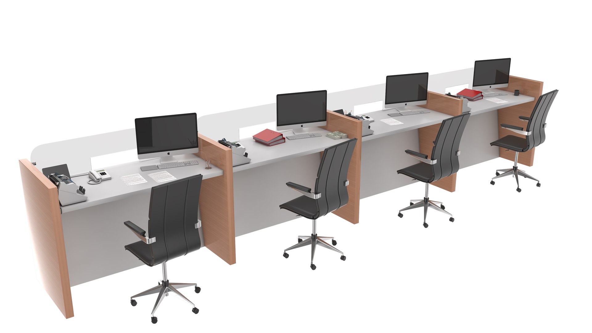 3D Bank Cash Counter - TurboSquid 2260141