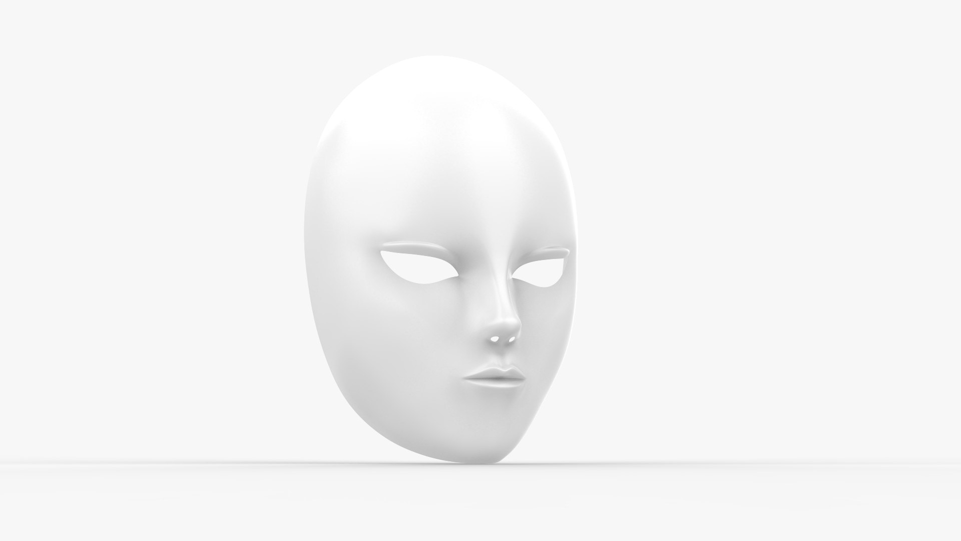 Pierrot Mask 3D model - TurboSquid 1894271