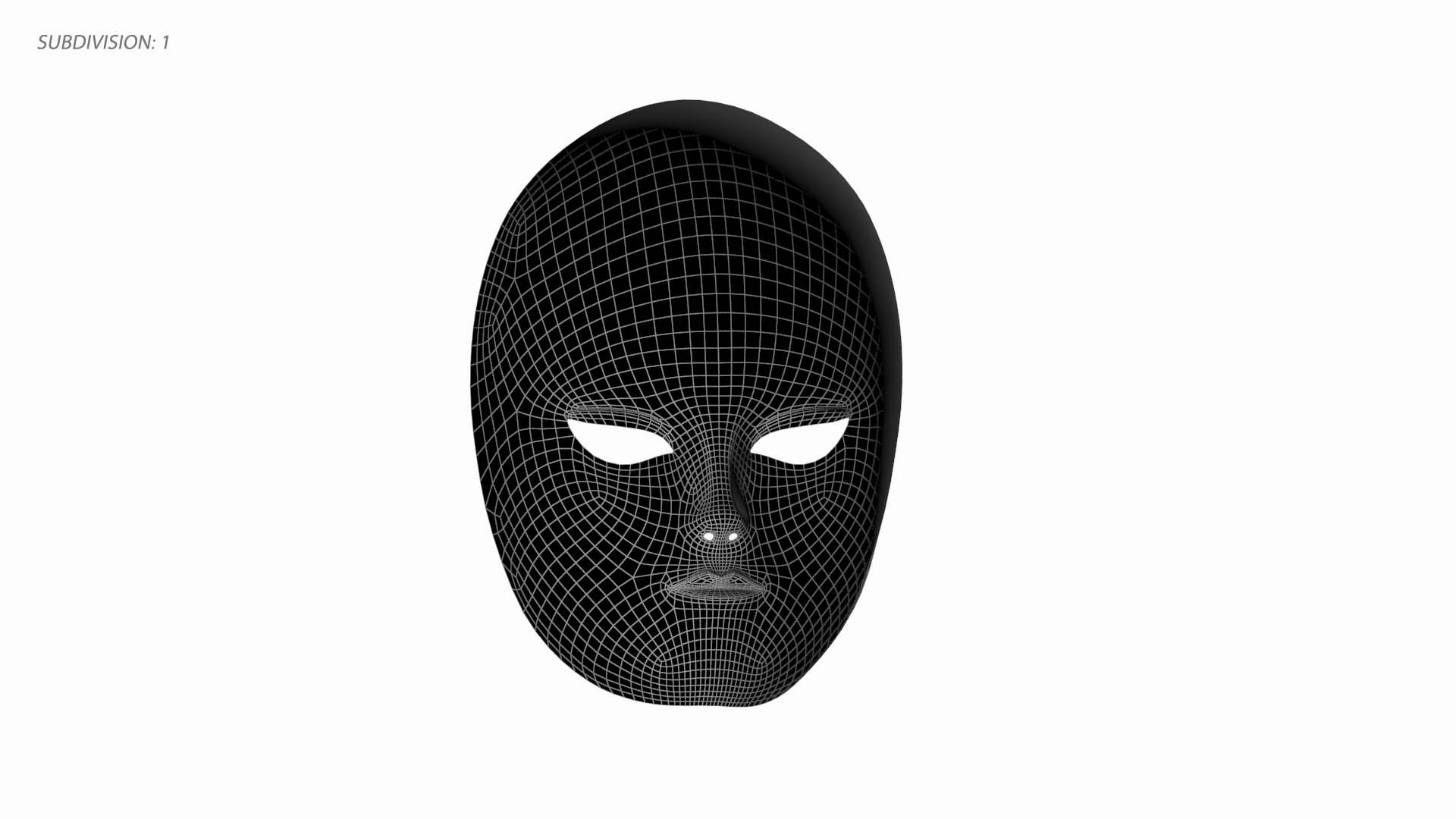 Pierrot Mask 3D model - TurboSquid 1894271
