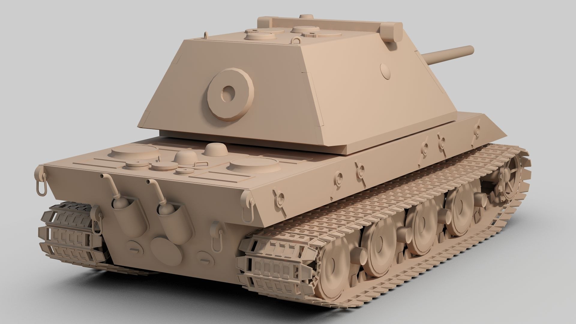 Panzerkampfwagen E 100 3D Model - TurboSquid 1990121